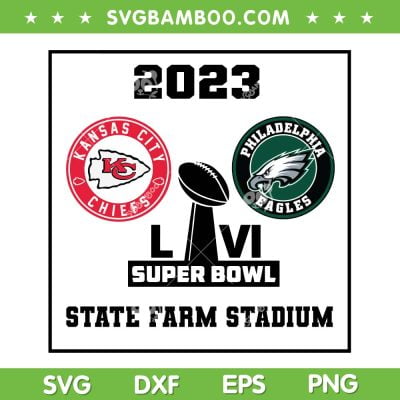 Super Bowl 2023 SVG PNG