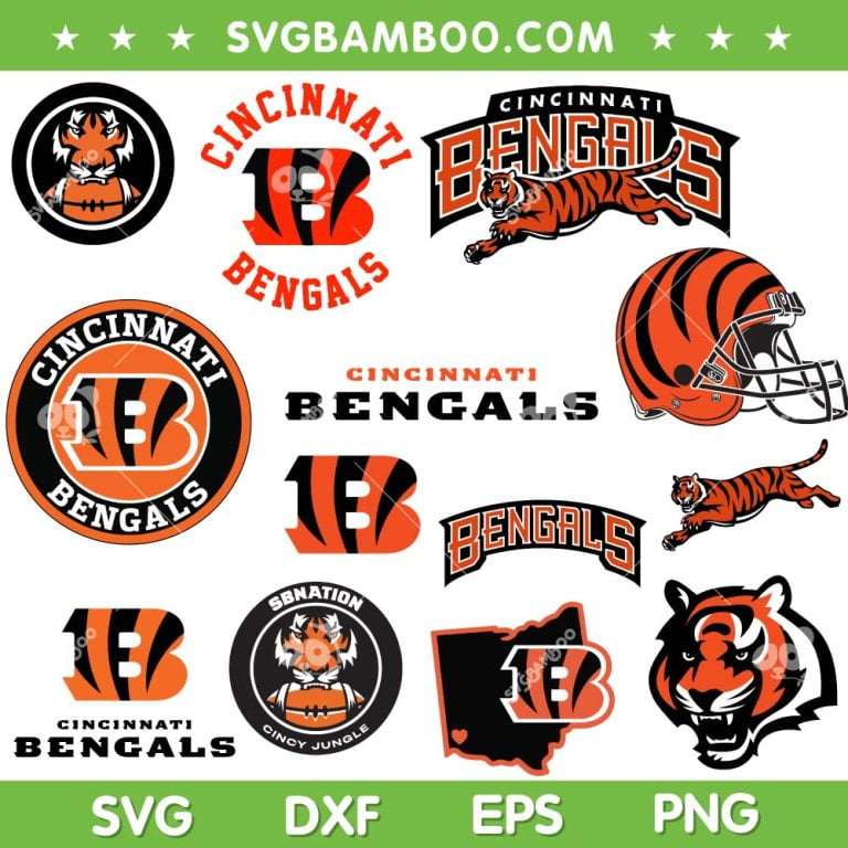 Cincinnati Bengals SVG Bundle
