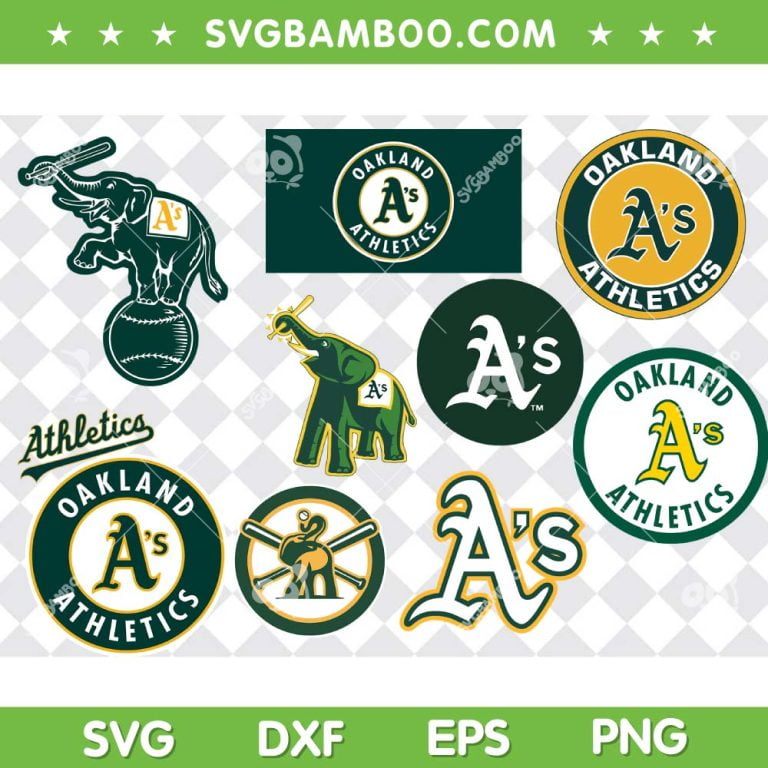 Oakland Athletics SVG Bundle