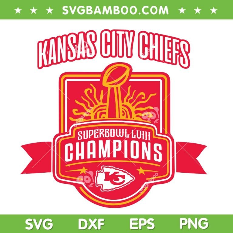 Chiefs Champions Super Bowl 2024 SVG PNG
